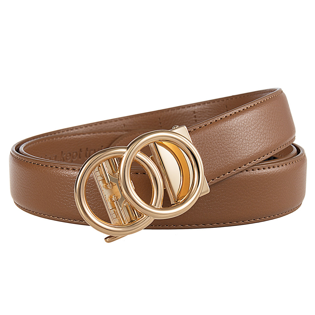 ECLIPSE (GOLD) + STANDARD LEATHER – KNKT Belts
